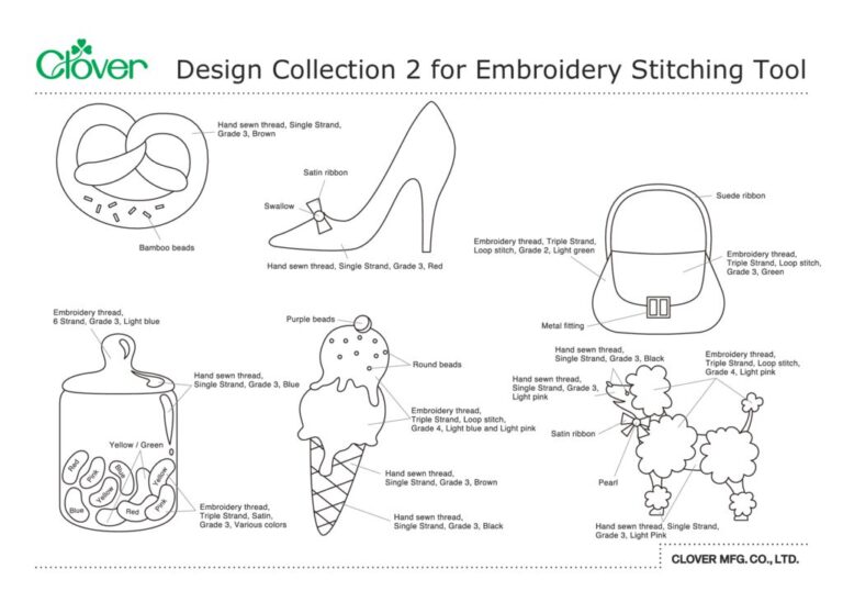 Design Collection 2 for Embroidery Stitching Tool - Embroidery ...