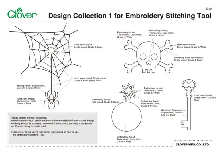 Design Collection 1 for Embroidery Stitching Tool - Embroidery ...