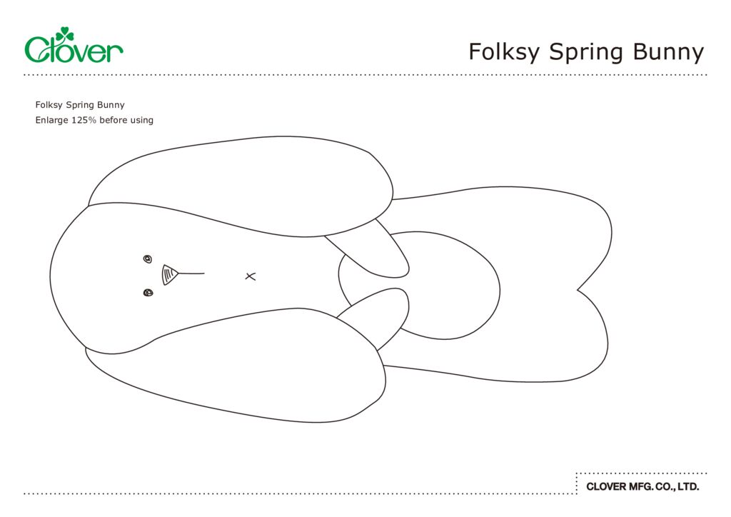 Folksy Spring Bunny – Home