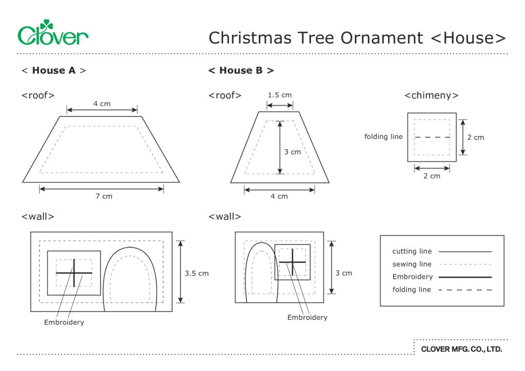 Christmas Tree Ornament (House) – Home