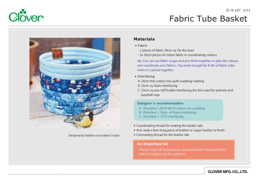 Fabric Tube Basket – Home