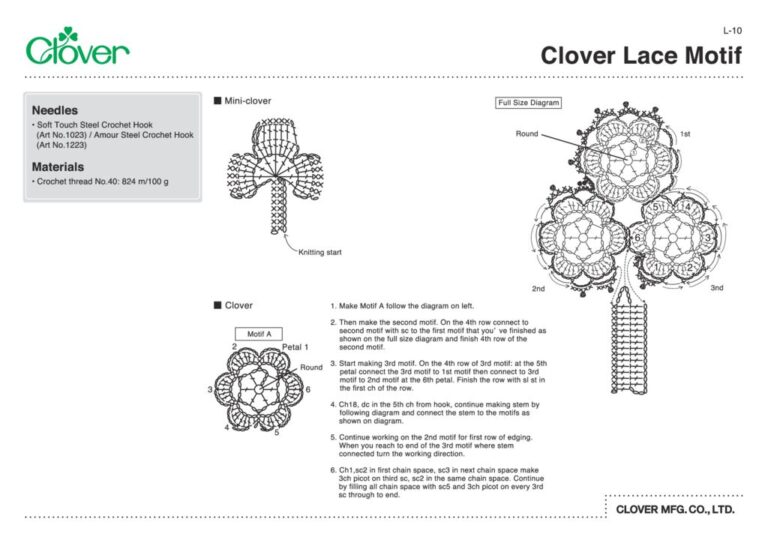Clover Lace Motif – Home